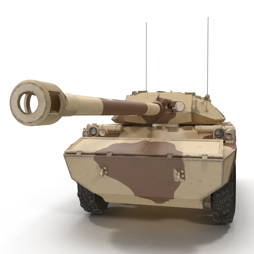 3d armoured vehicle amx 10 model