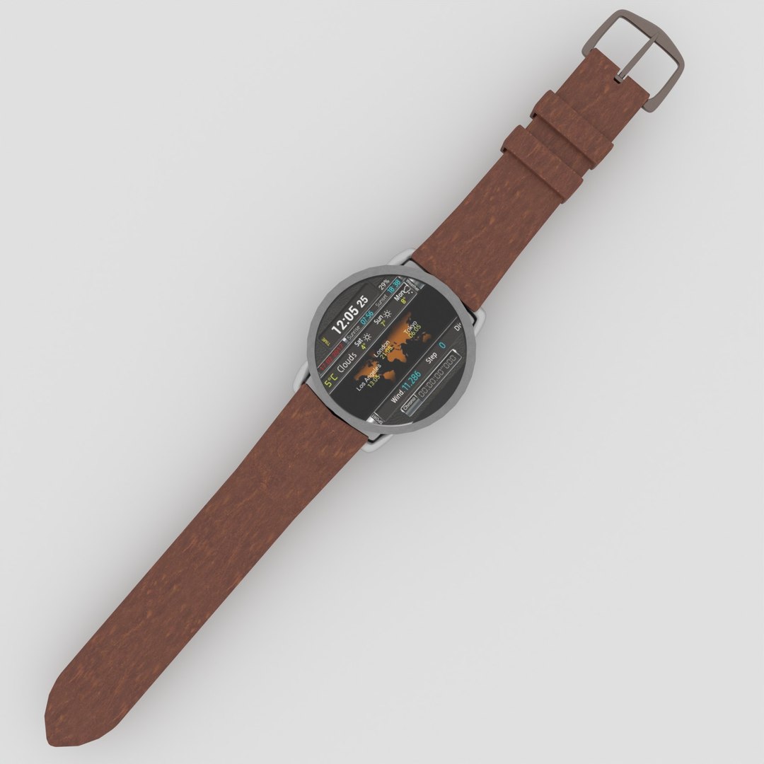 Smart Watch 3D Model - TurboSquid 2050503