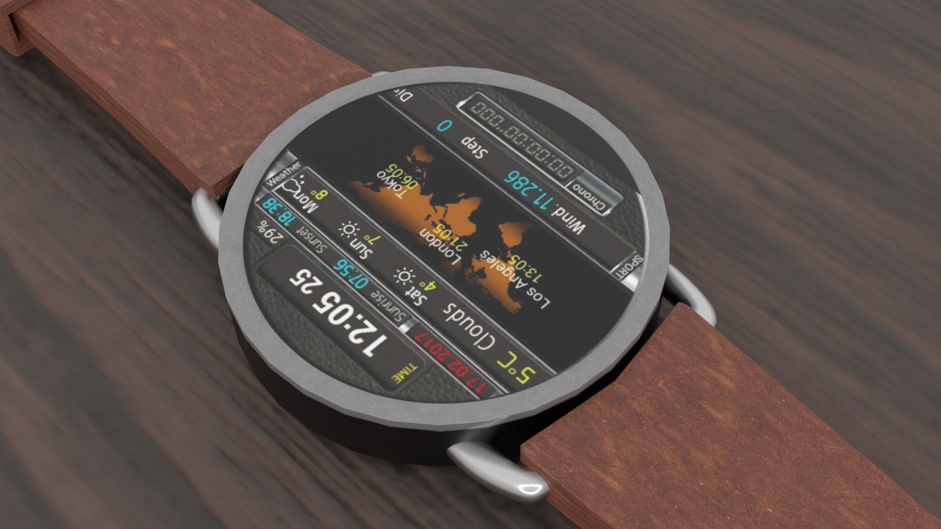 Smart Watch 3D Model - TurboSquid 2050503