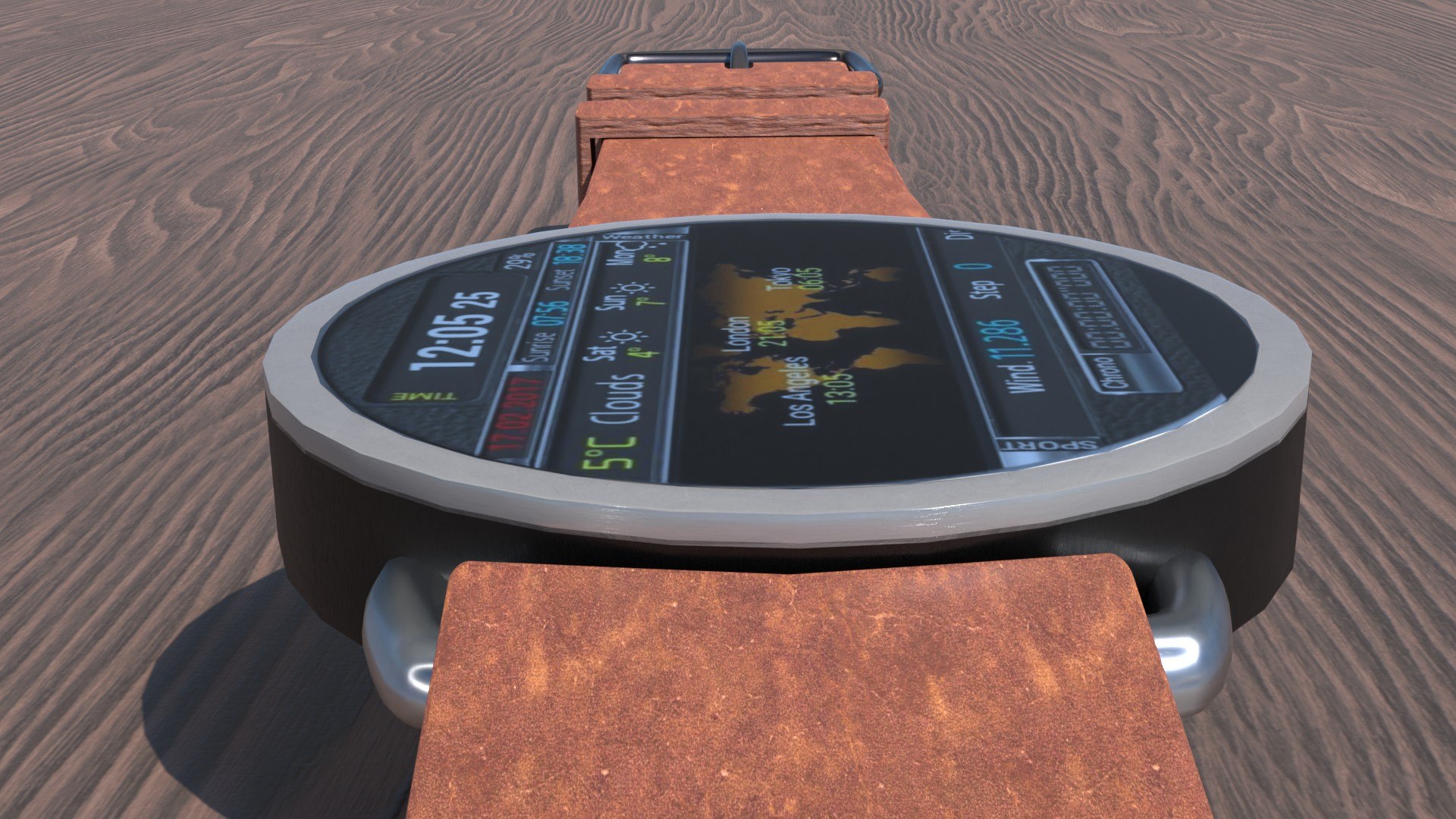 Smart Watch 3D Model - TurboSquid 2050503