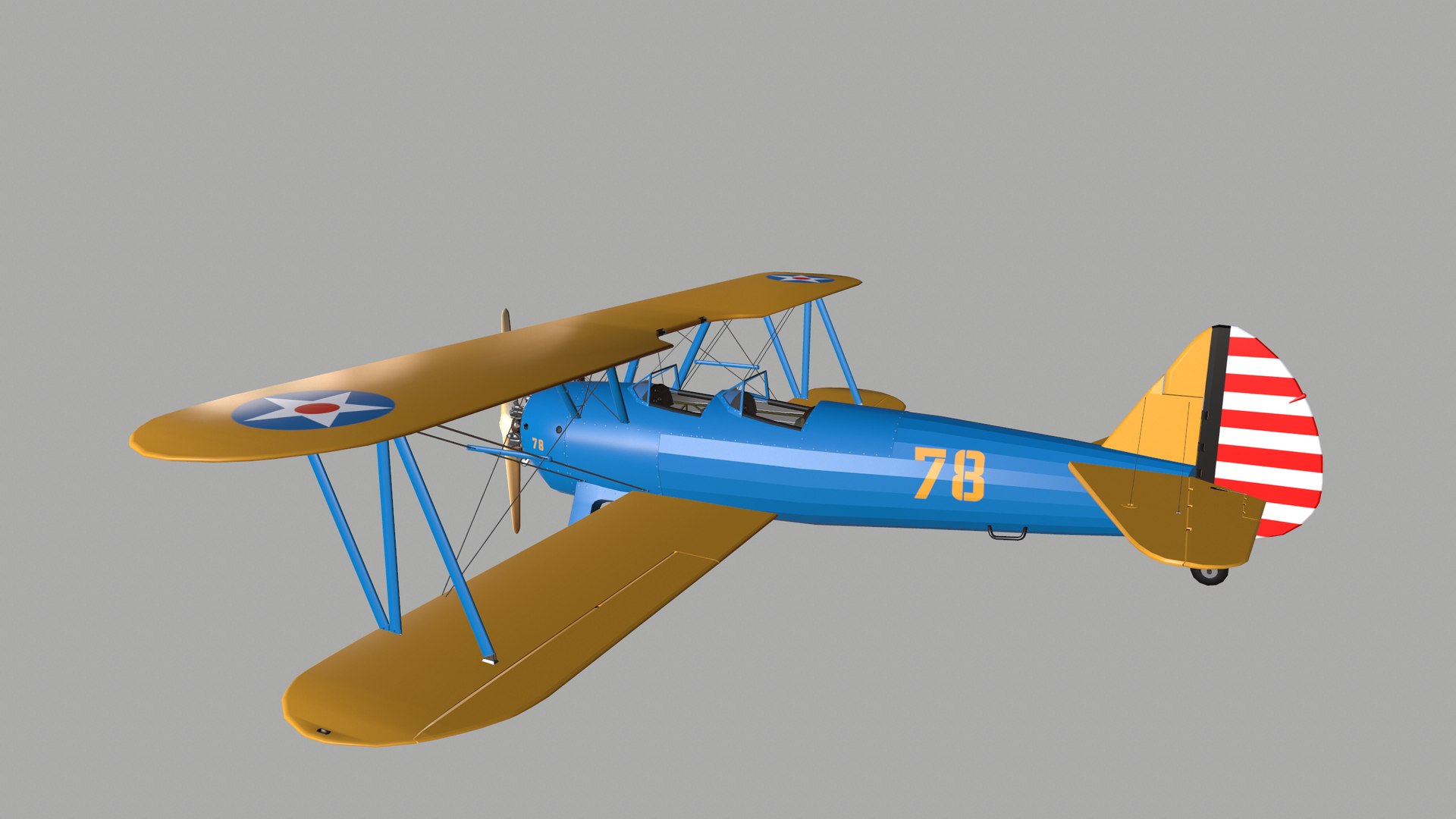 Boeing Stearman Pt-17 3D | 1142609 | TurboSquid
