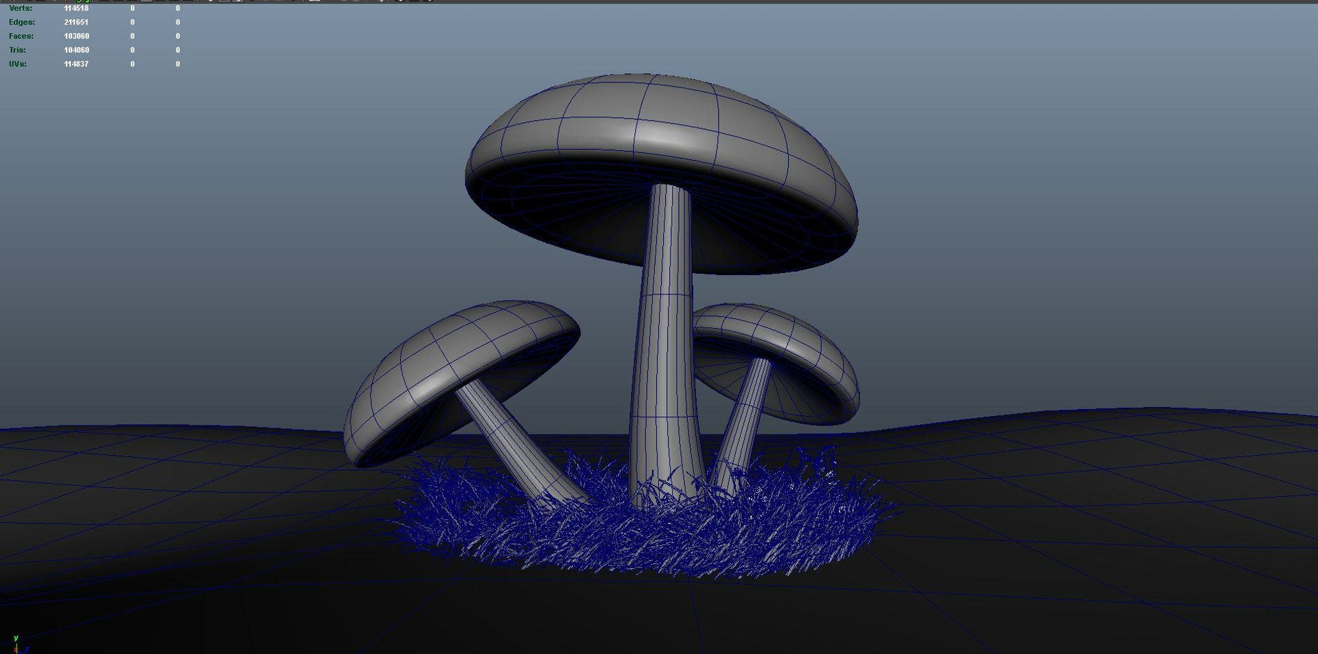 3D Mushroom - TurboSquid 1515525