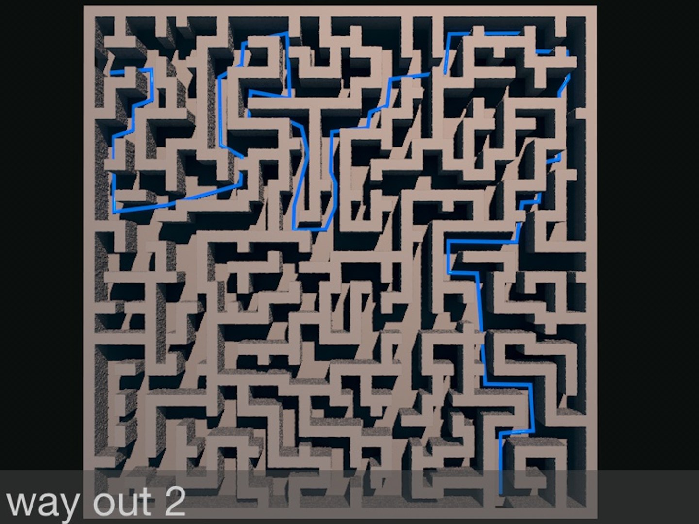 3ds Maze Modeled