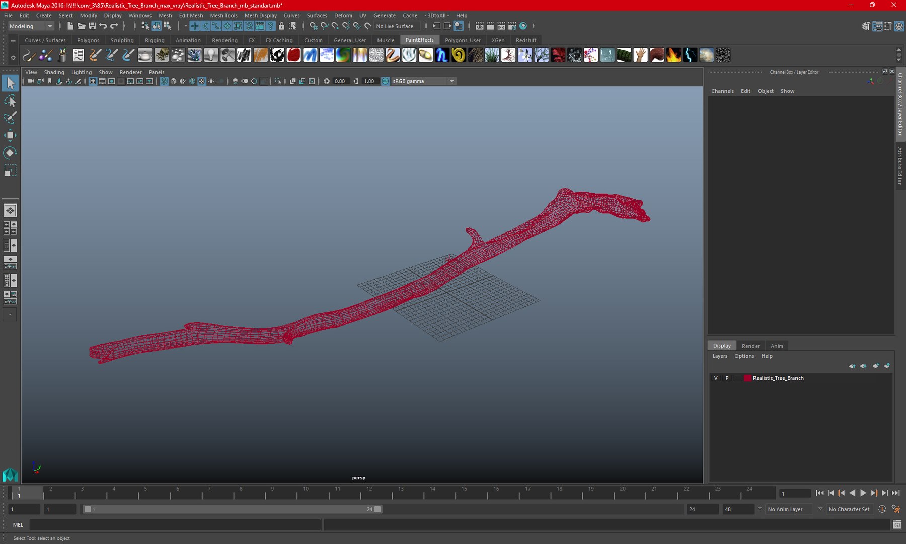 3D Realistic Tree Branch - TurboSquid 2274187