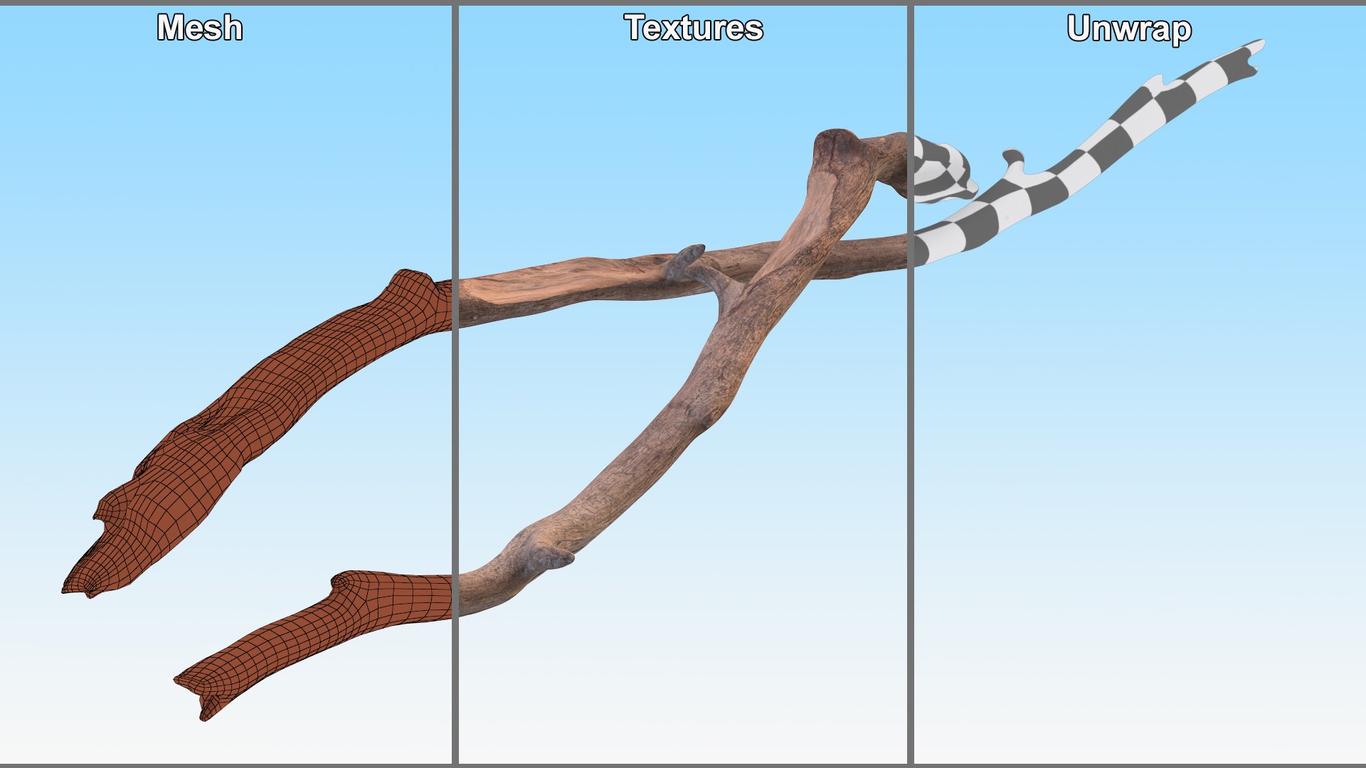 3D Realistic Tree Branch - TurboSquid 2274187