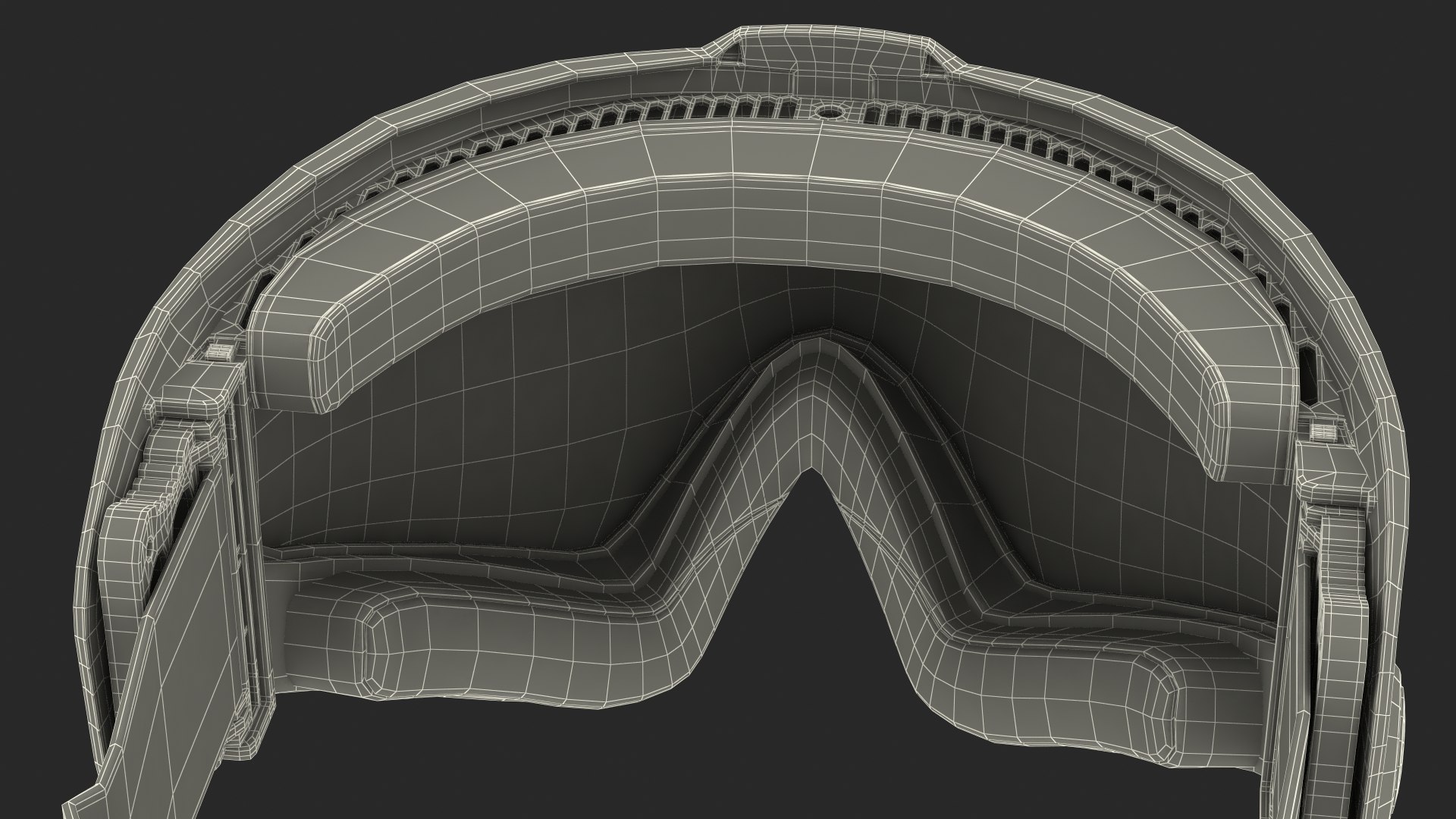 Protective Airsoft Goggles Camo 3D model - TurboSquid 1861415