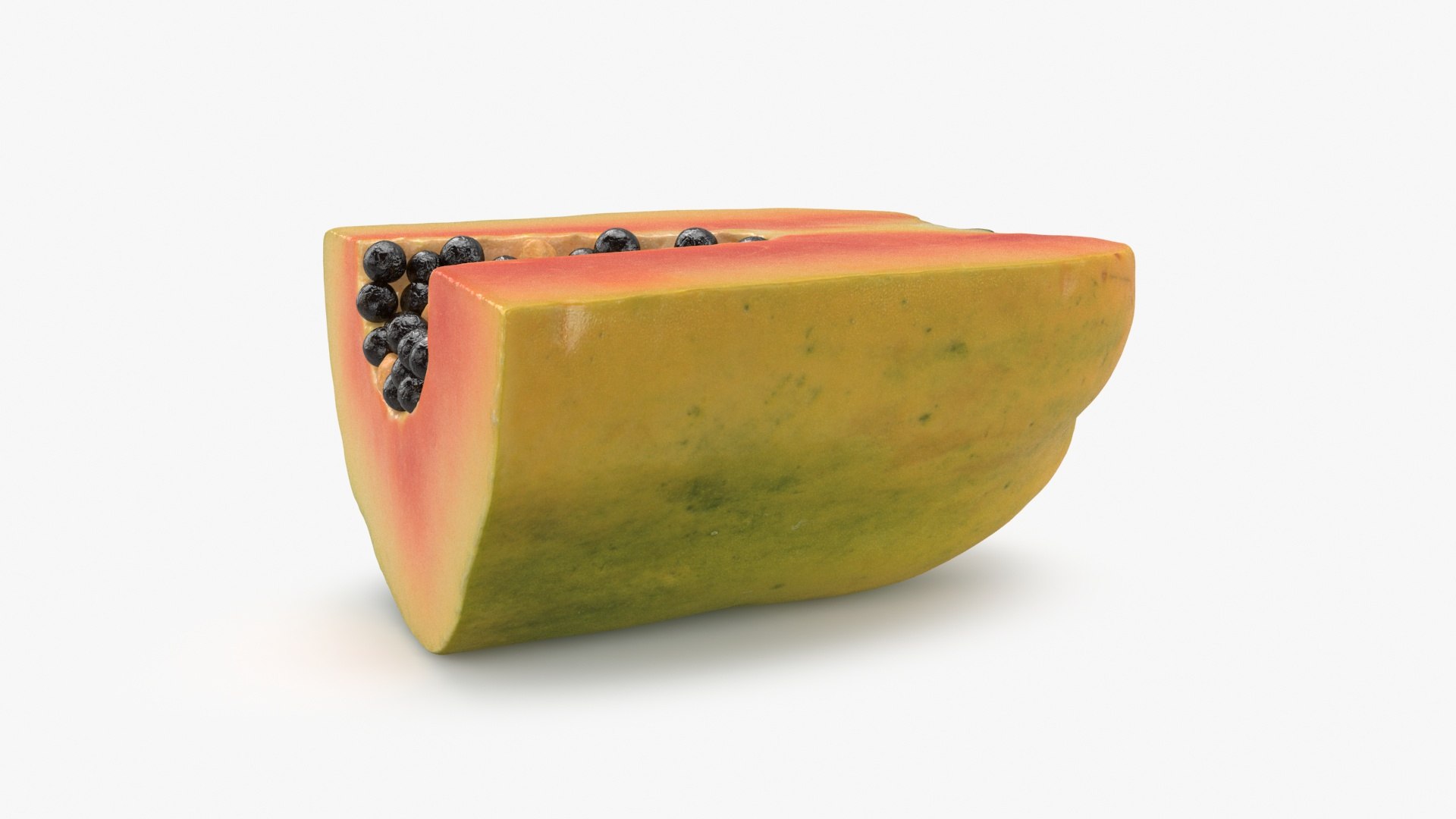 Papaya Red Lady Cut 3D - TurboSquid 2142339