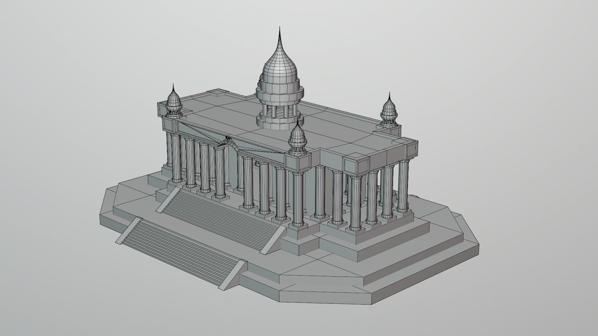 Temple Aries Model - TurboSquid 1691421