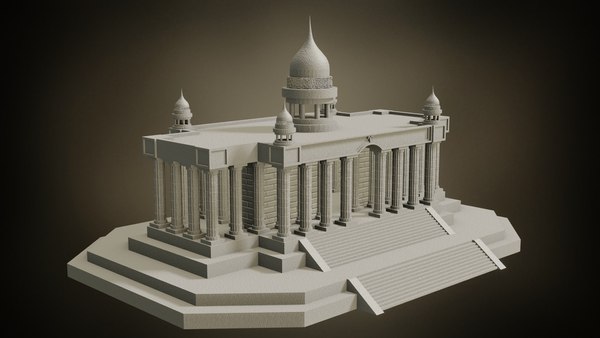 Temple aries model - TurboSquid 1691421
