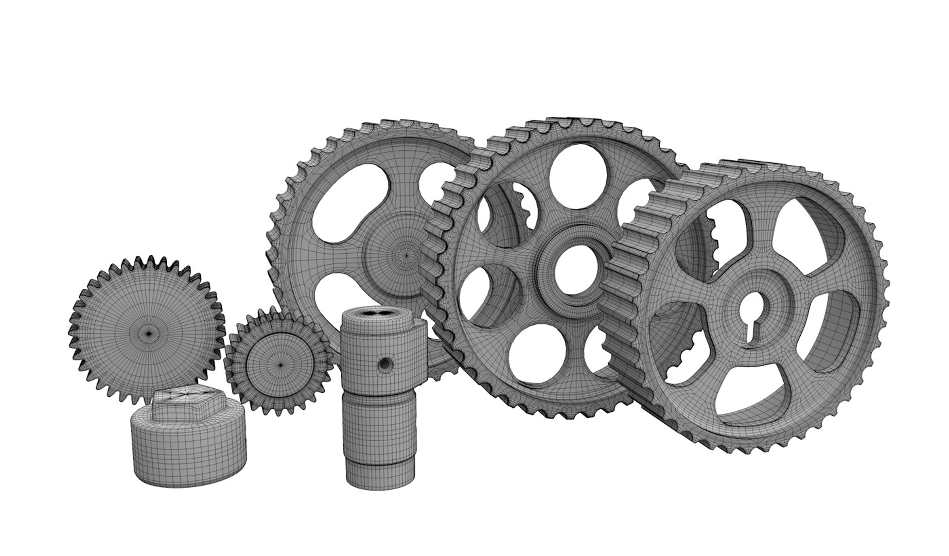 3D Model Gears Set - TurboSquid 1238573