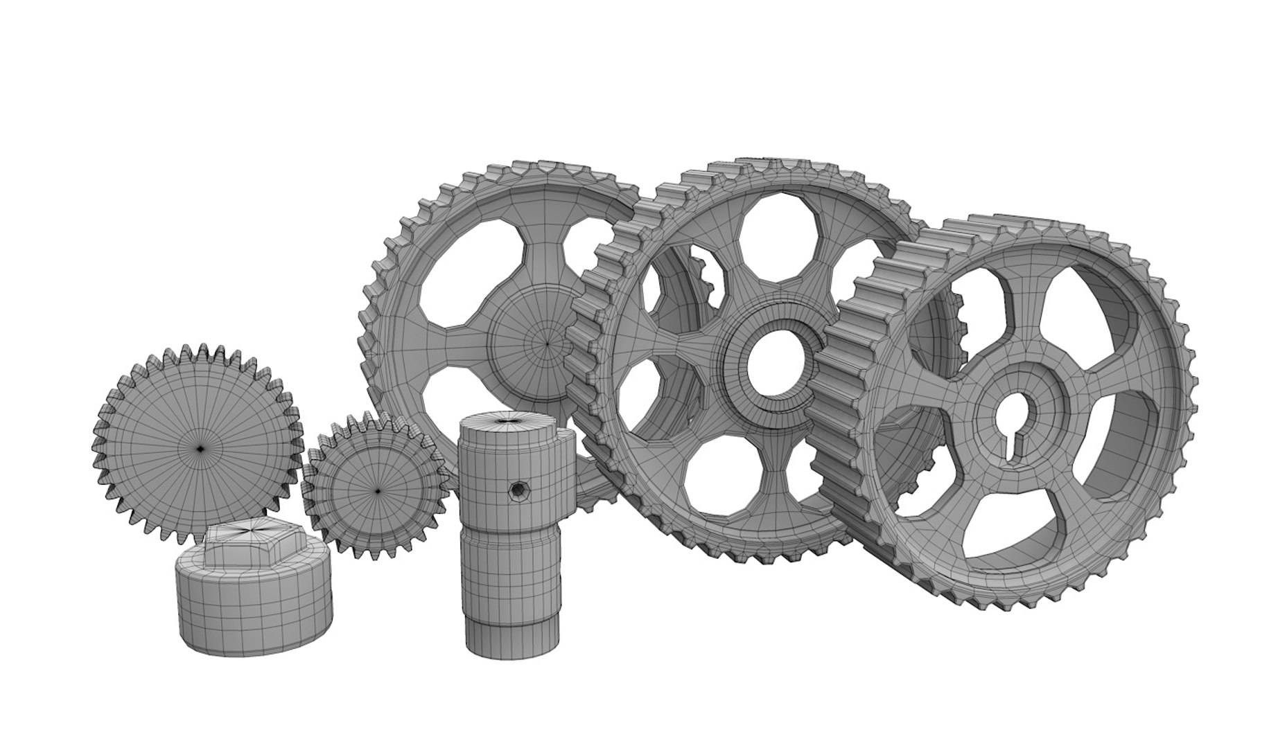 3D Model Gears Set - TurboSquid 1238573