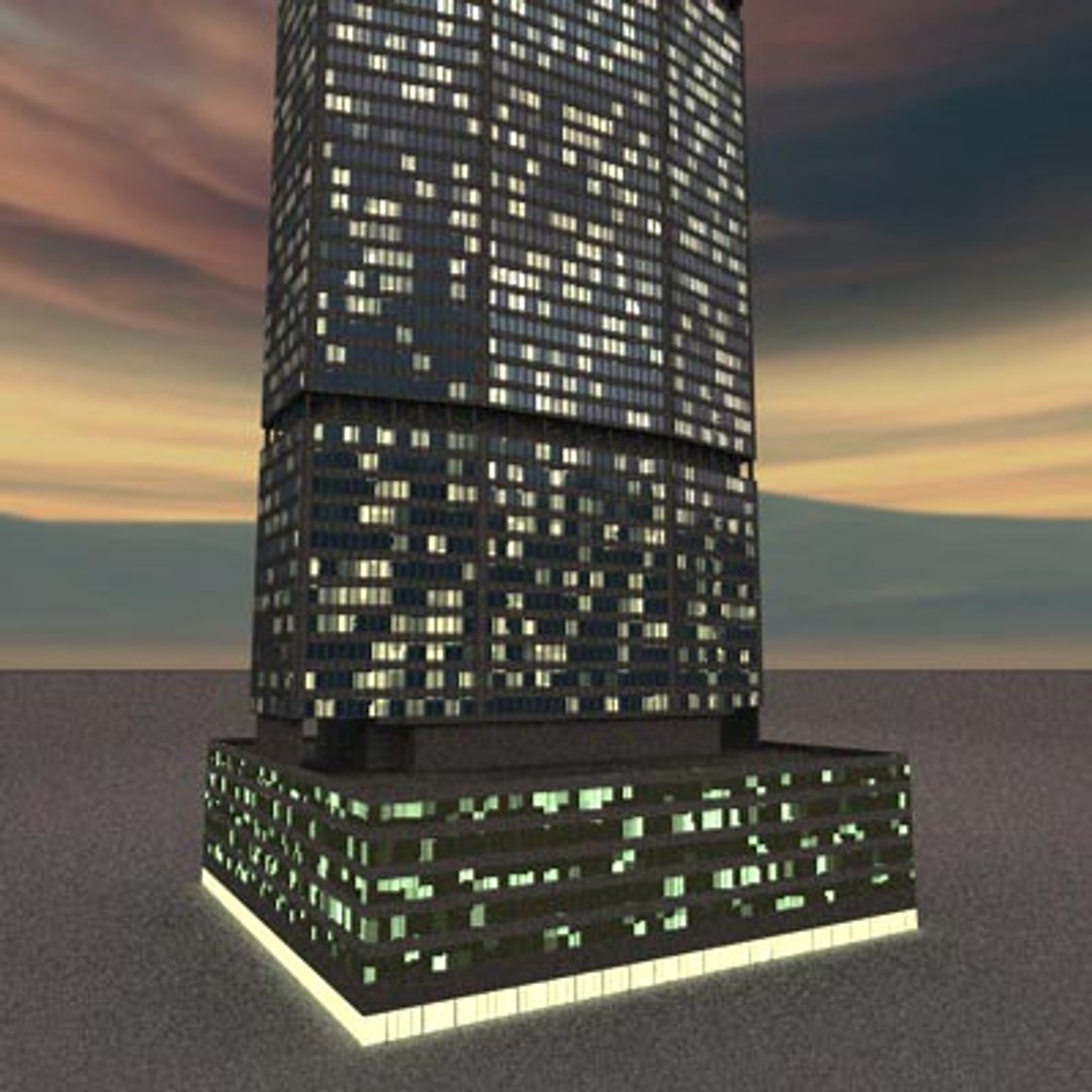 3d Night Metlife Building