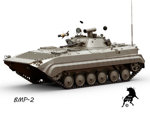 3ds max bmp-1 infantry