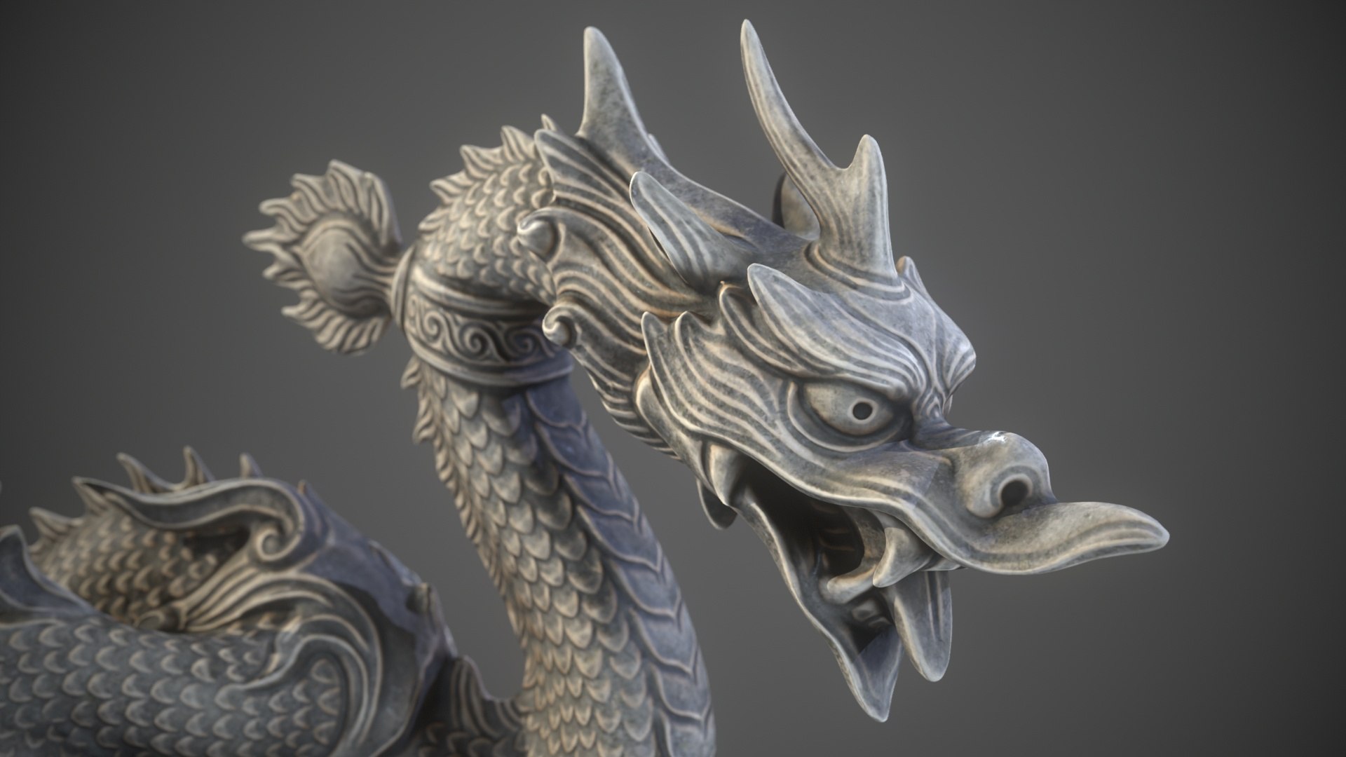 Dragon Statue 1 3D - TurboSquid 2331372