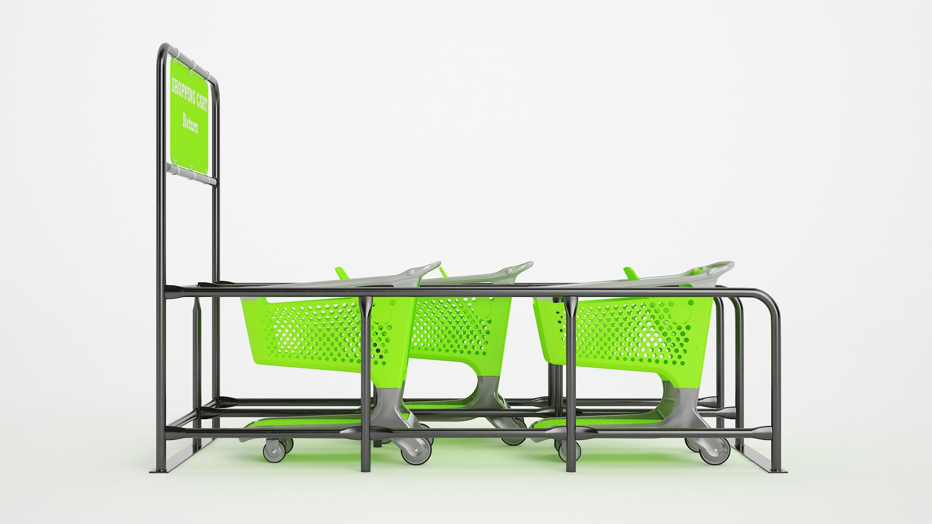 Shopping Cart Return 09 3D - TurboSquid 2032723