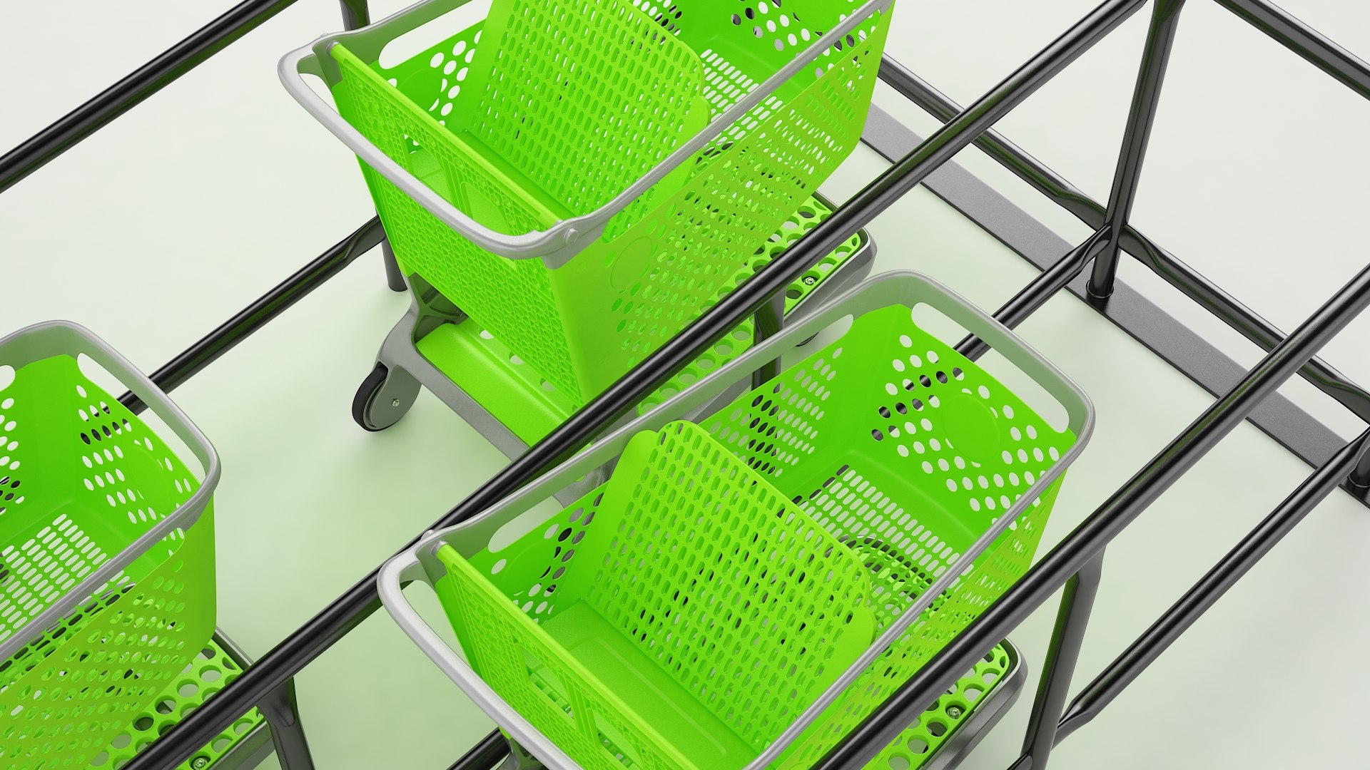 Shopping Cart Return 09 3D - TurboSquid 2032723