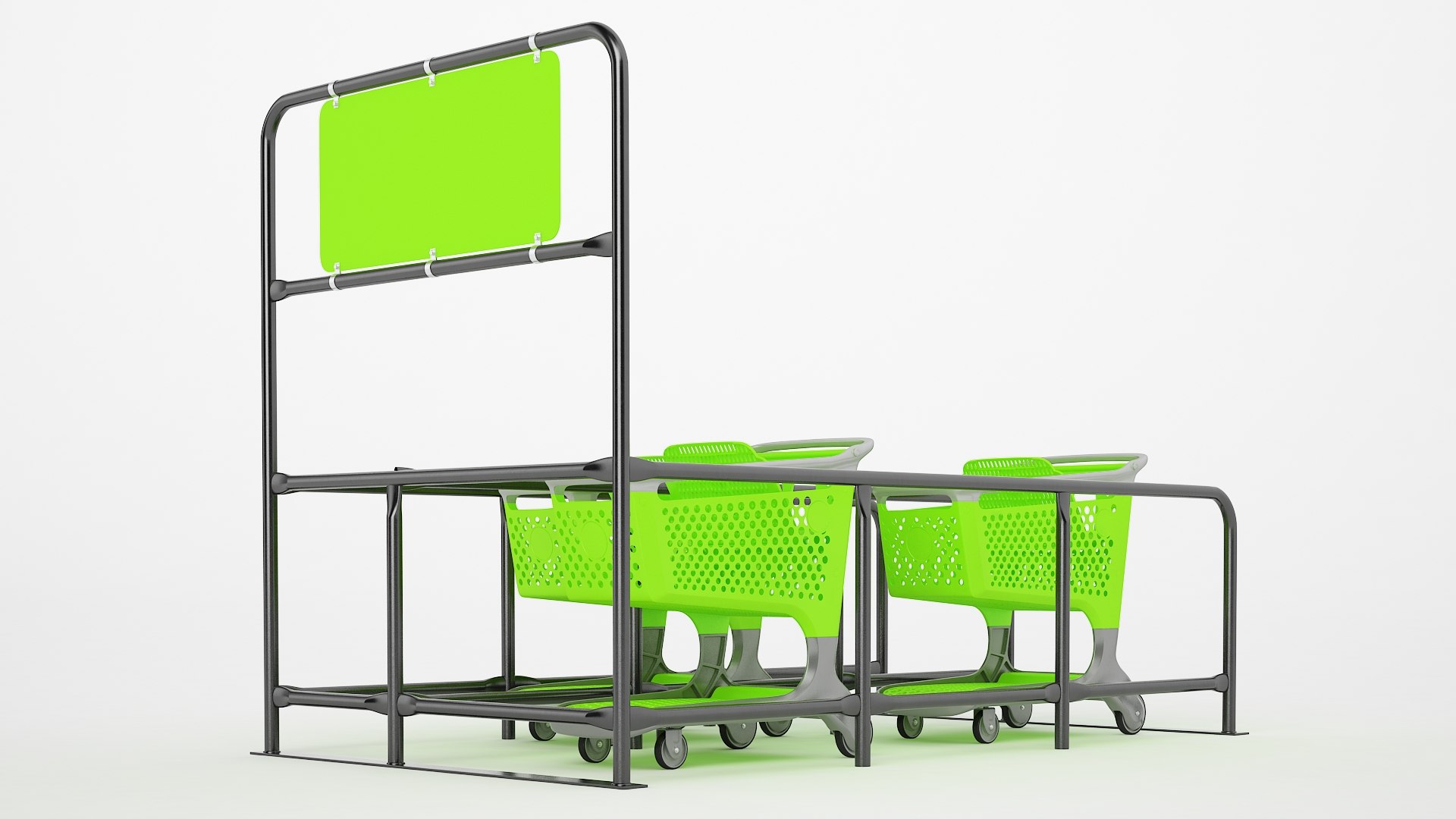 Shopping Cart Return 09 3D - TurboSquid 2032723