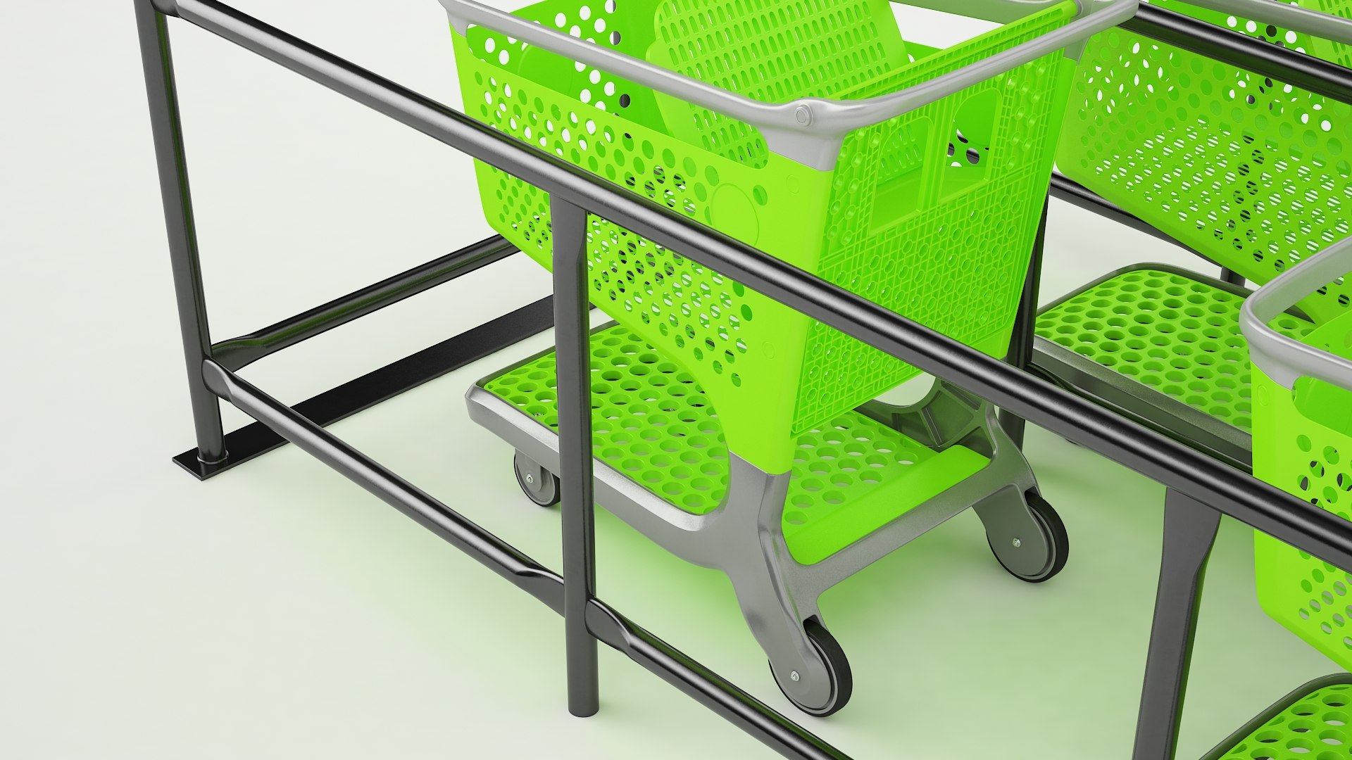 Shopping Cart Return 09 3D - TurboSquid 2032723