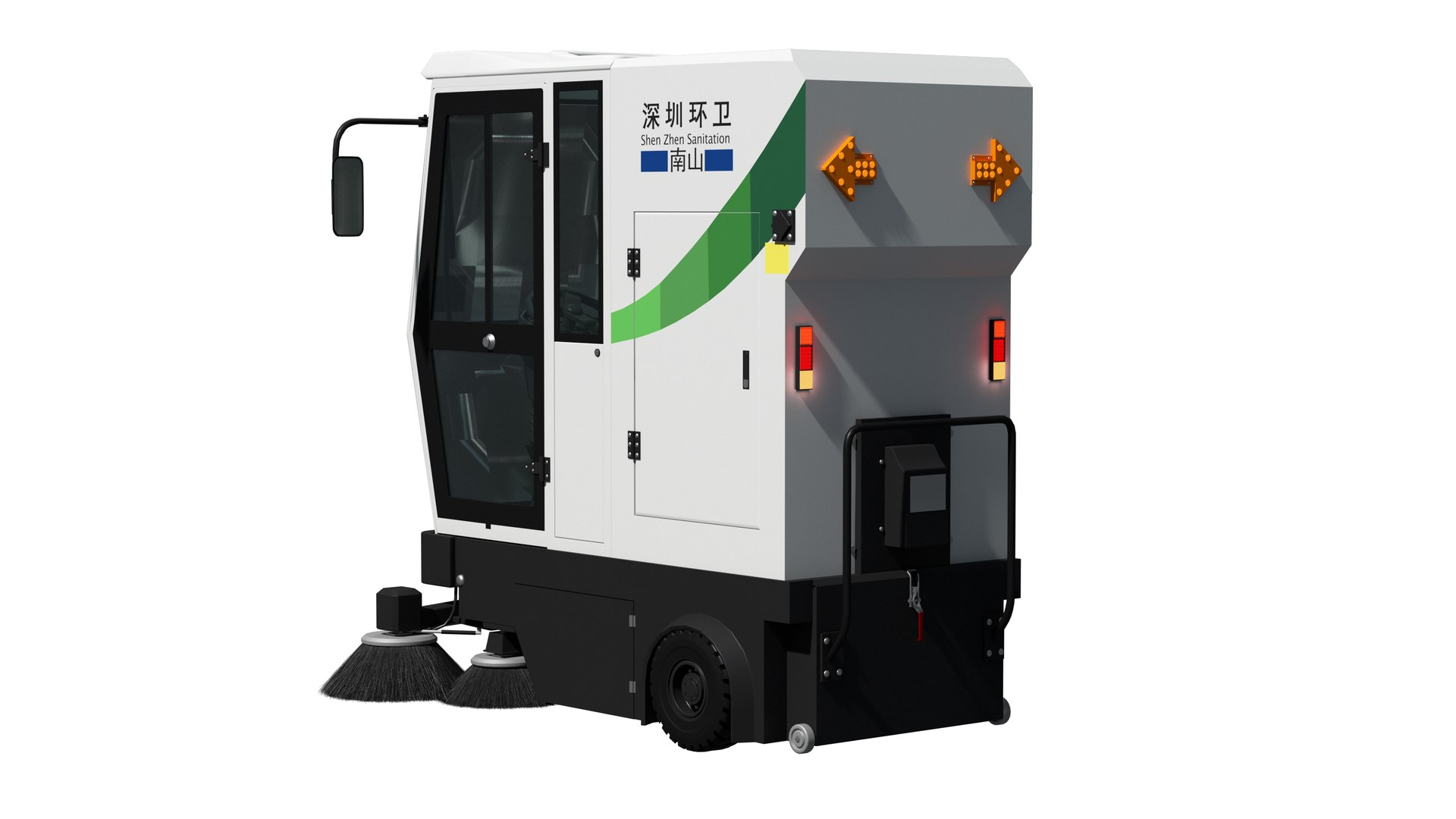 3D Electric Sweeper Sweeper Sanitation Electric Cleaning Environmental ...