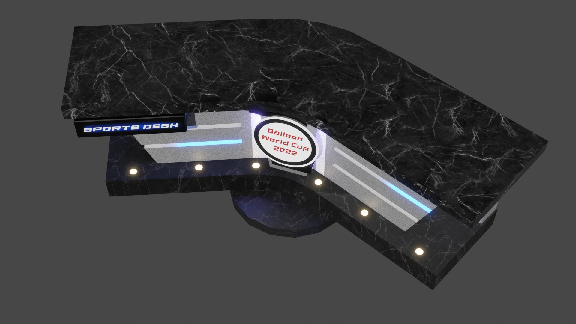 Free Sports Desk 3D Model - TurboSquid 1919162