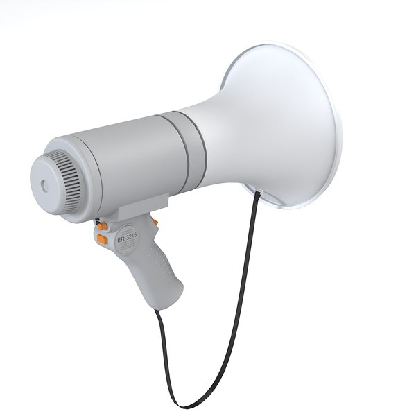 electric megaphone speaker 3ds