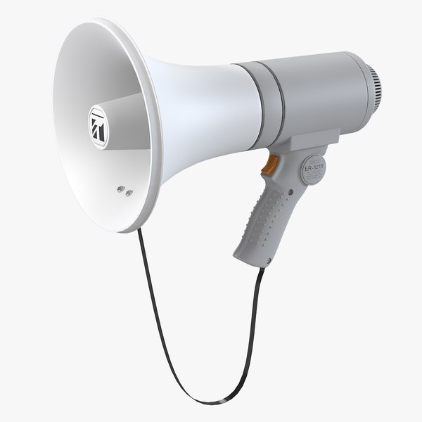 electric megaphone speaker 3ds