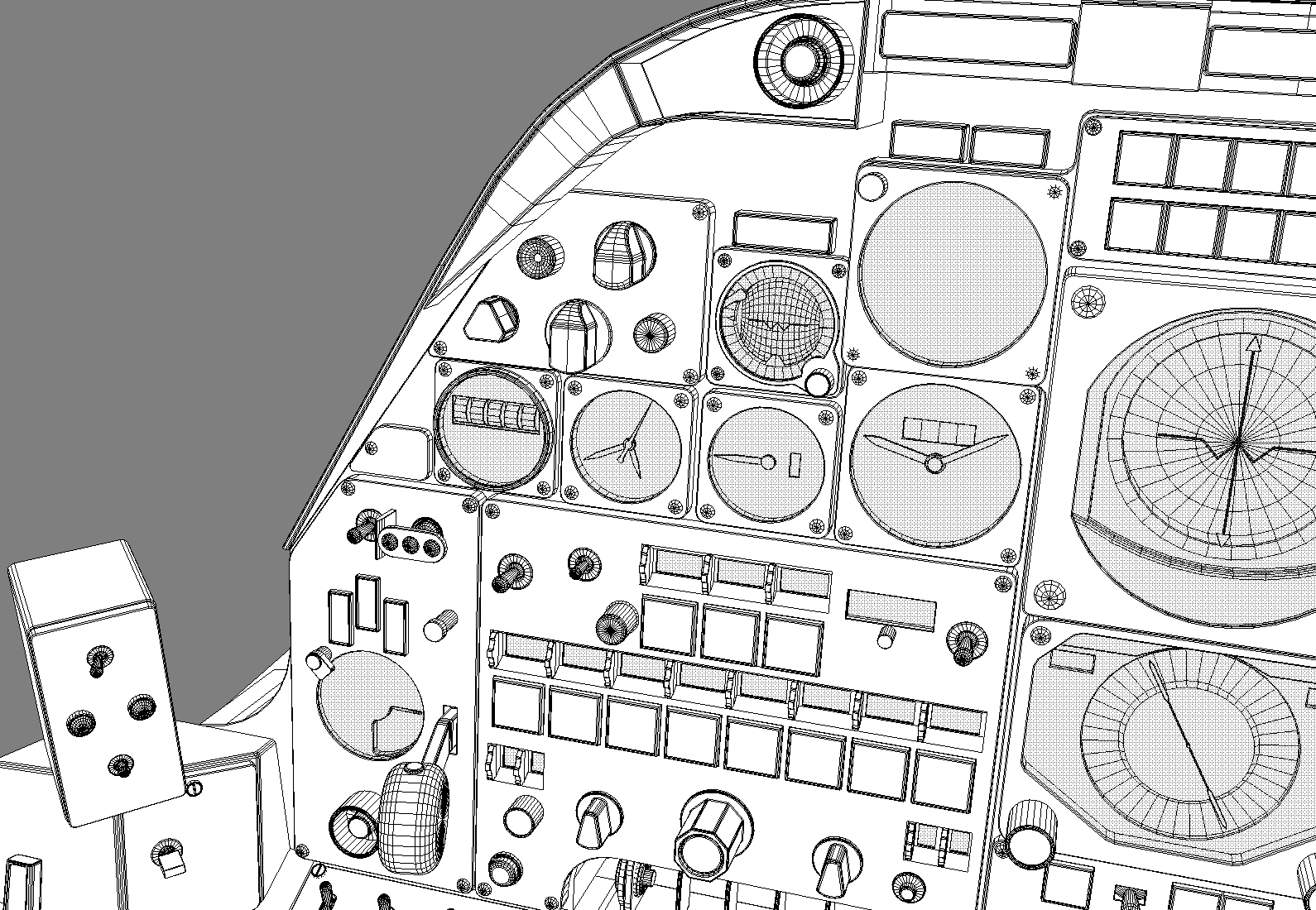 3ds max a-10 thunderbolt cockpit