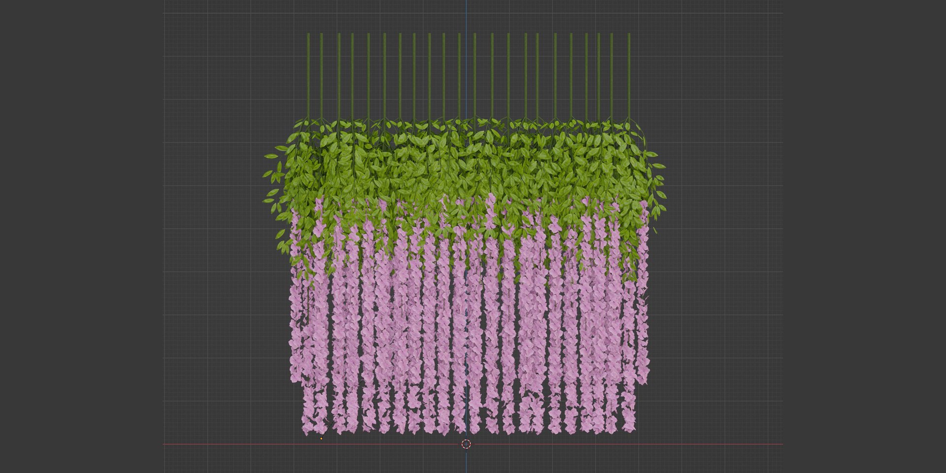 Artificial Hanging Flowers Vol 59-Blender 3D Model - TurboSquid 2119796