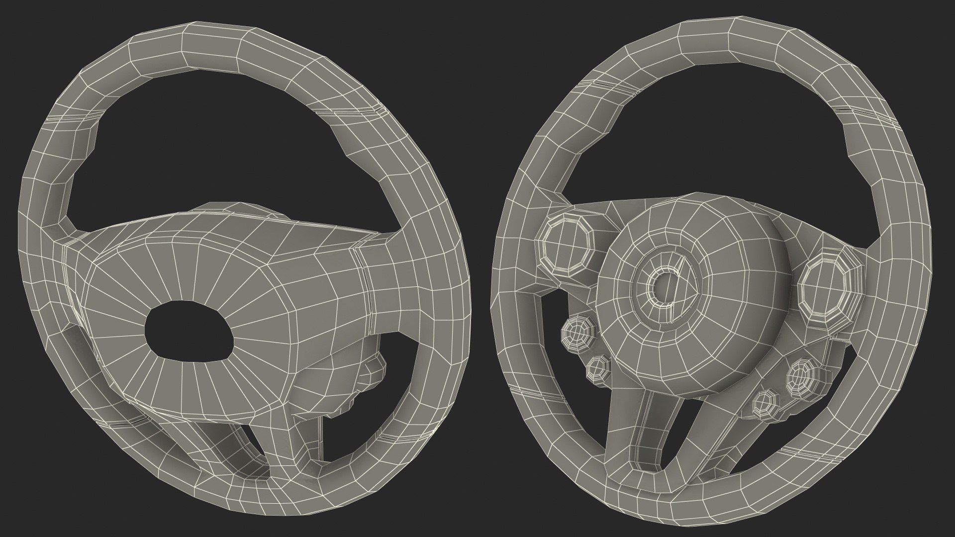 3D Steering Wheels Collection 4 Model - TurboSquid 2210673