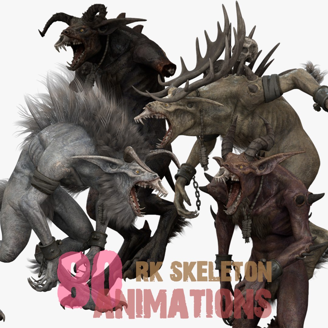 Shadowclaw Beast Rigged Low-poly 3D - TurboSquid 2083414