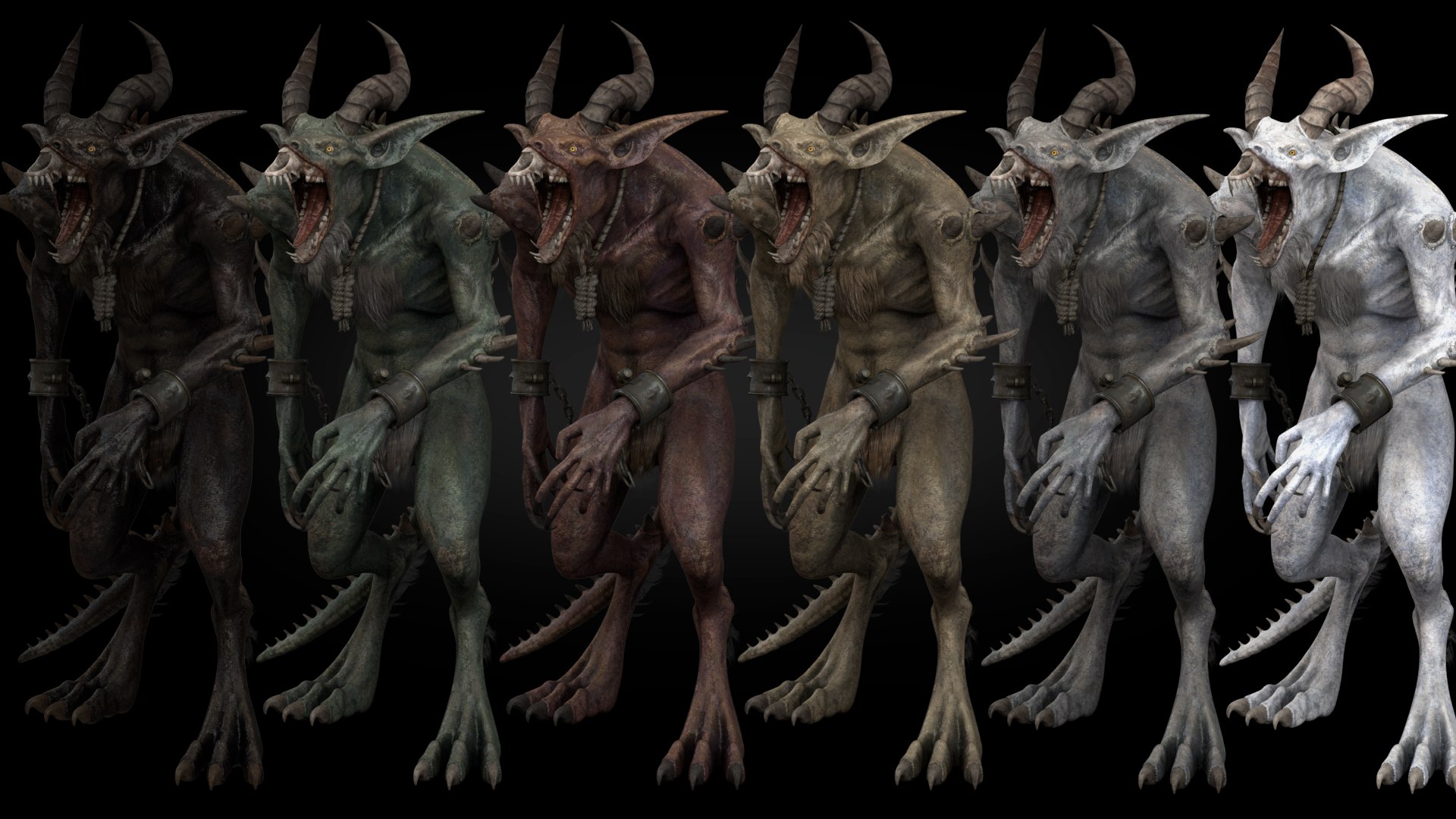 Shadowclaw Beast Rigged Low-poly 3D - TurboSquid 2083414