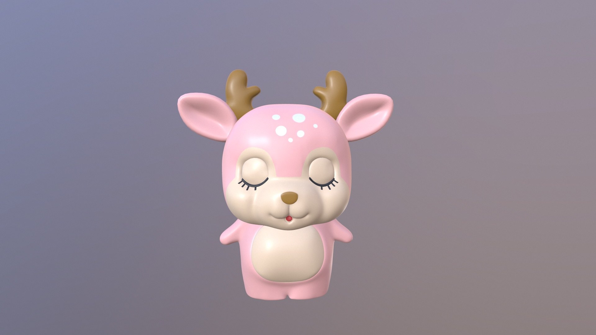 3D Deer Piggy Kids Toy - TurboSquid 2127790