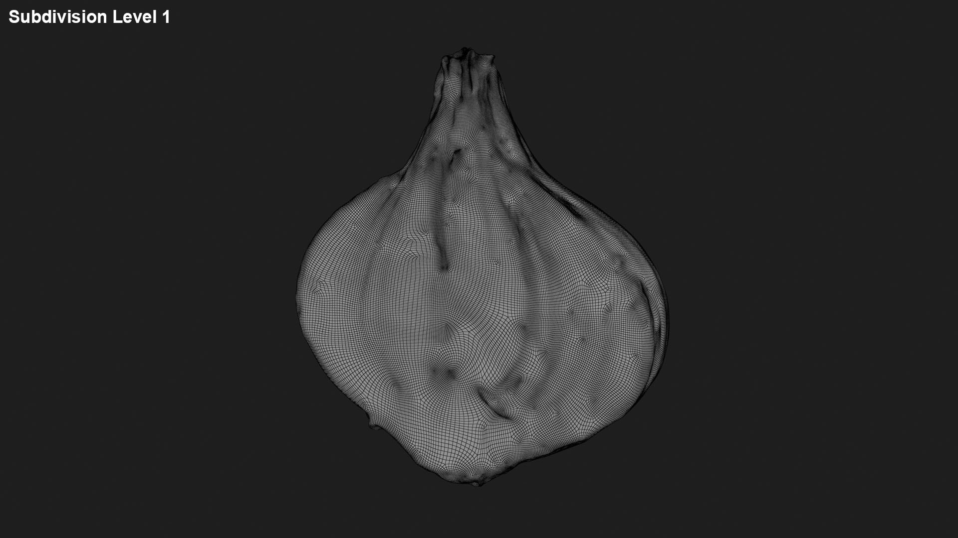 Shallot Half 3D Model - TurboSquid 2203298