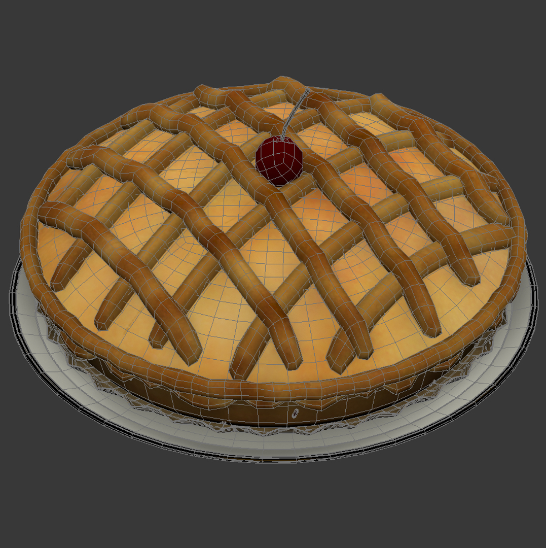 3d pie home homemade model