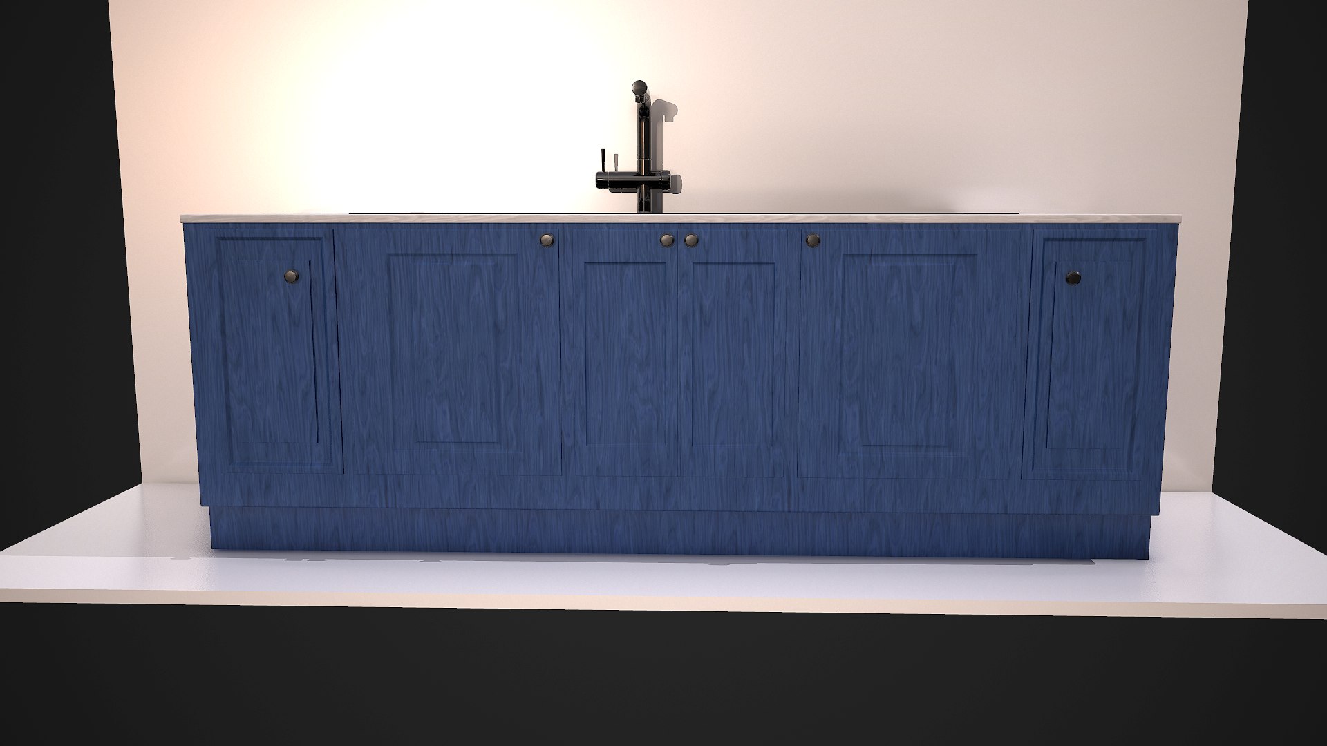 Kitchen Sink Unit - X3 Textured Versions Low-poly 3D Model 3D Model ...