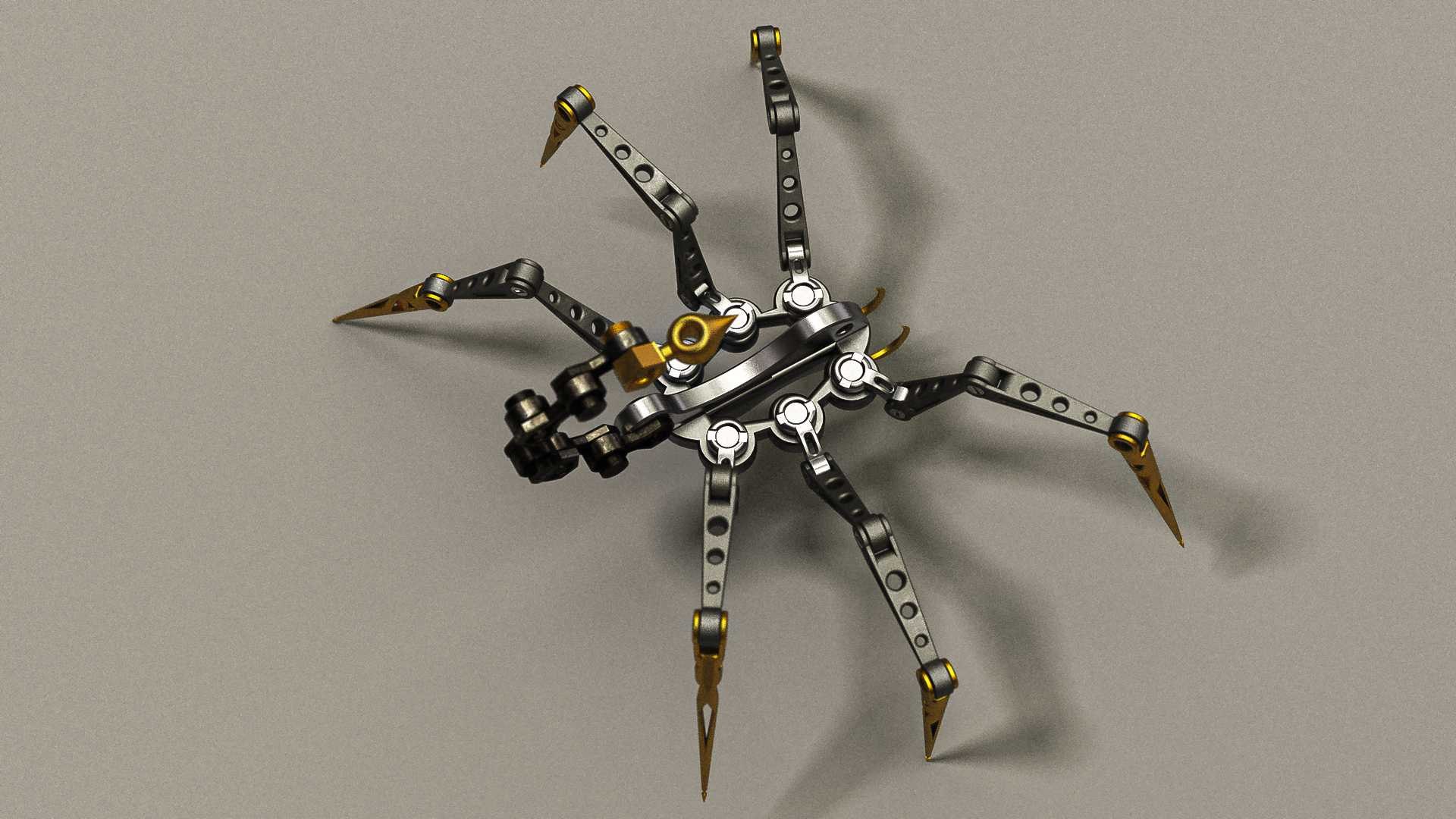 3D Model Arachnoid Mecha - TurboSquid 1754857