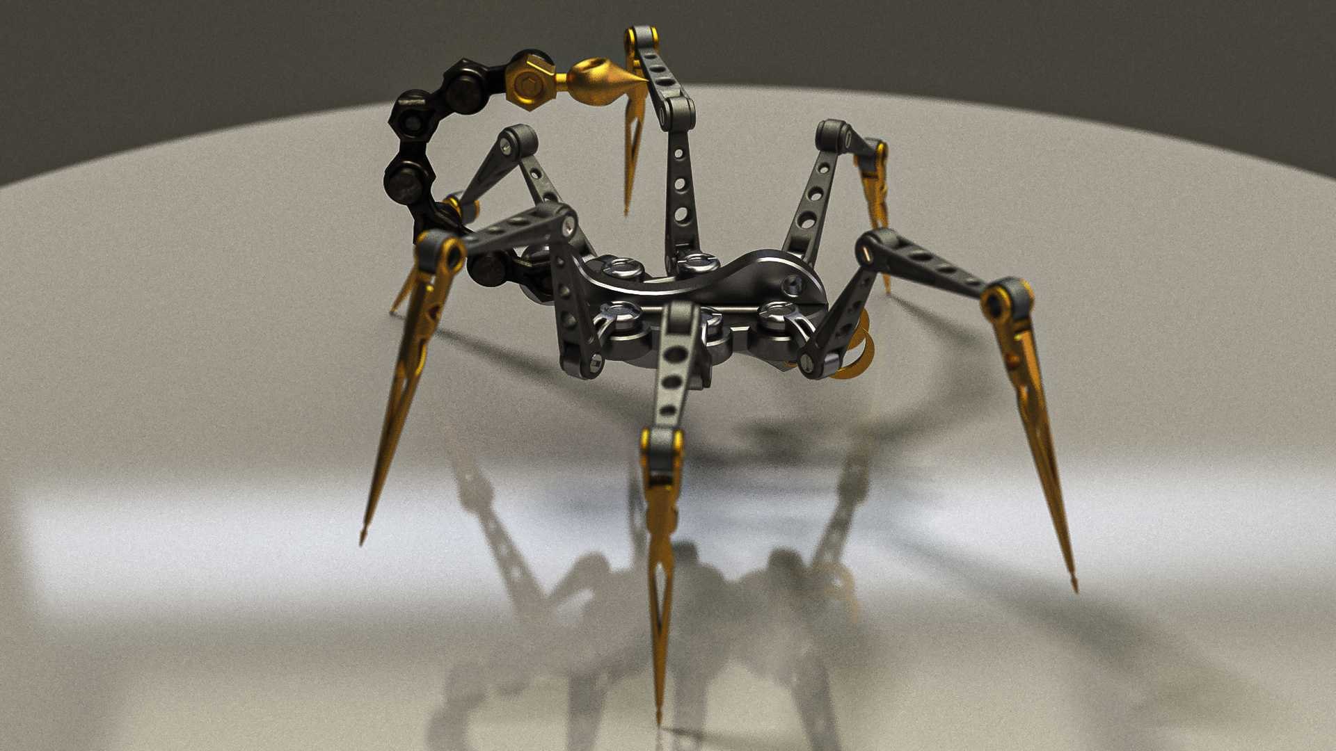3D Model Arachnoid Mecha - TurboSquid 1754857