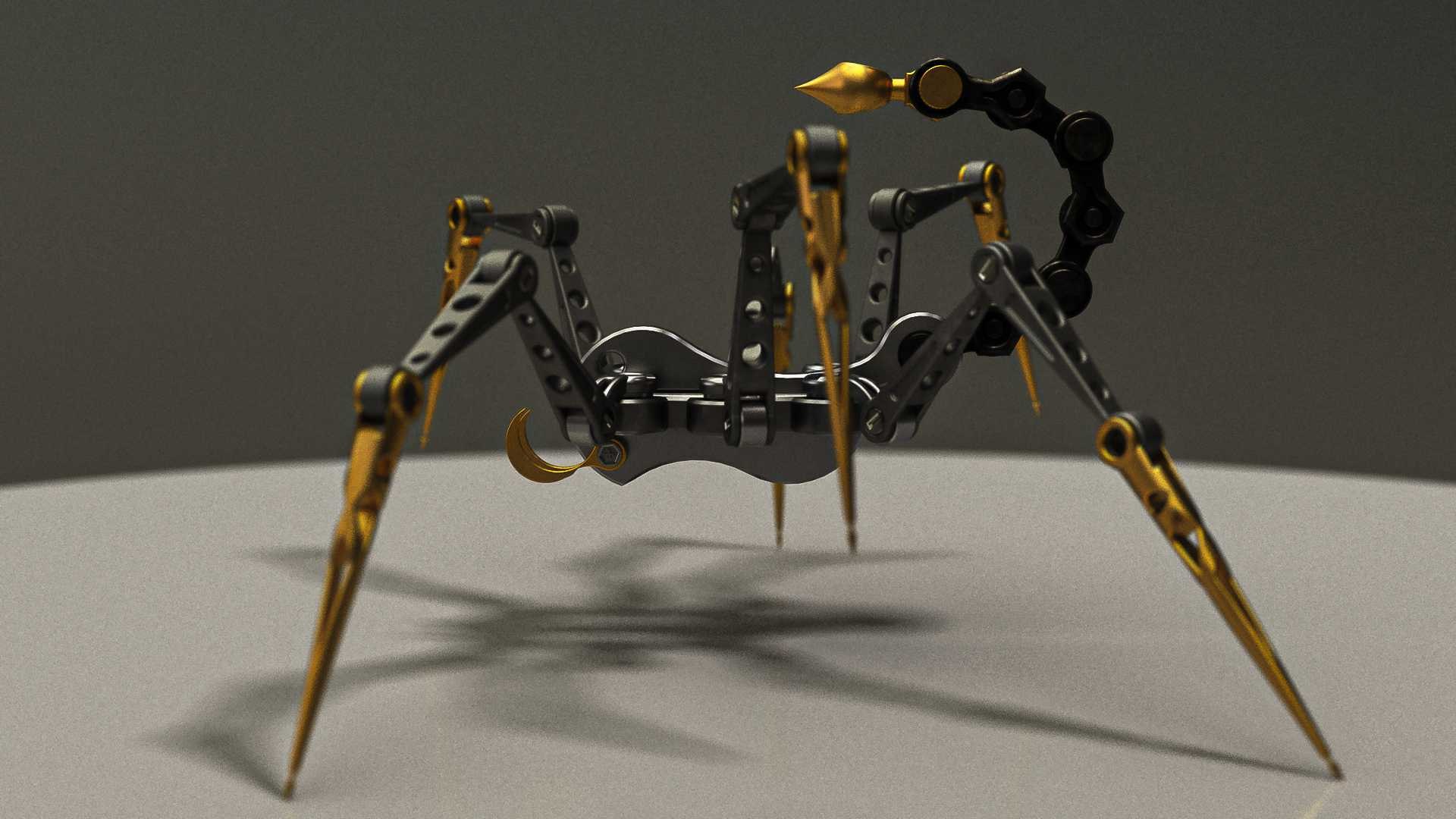 3D Model Arachnoid Mecha - TurboSquid 1754857