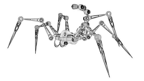 3D model Arachnoid Mecha - TurboSquid 1754857