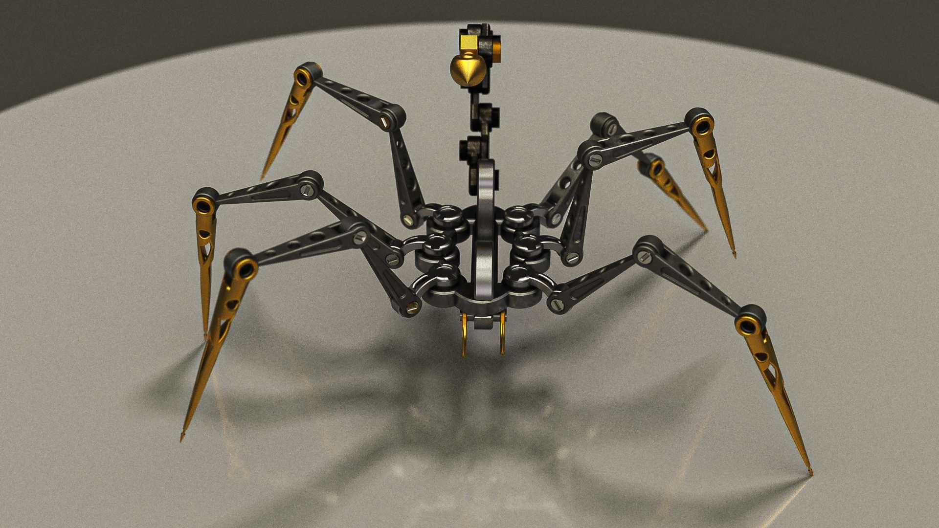 3D Model Arachnoid Mecha - TurboSquid 1754857
