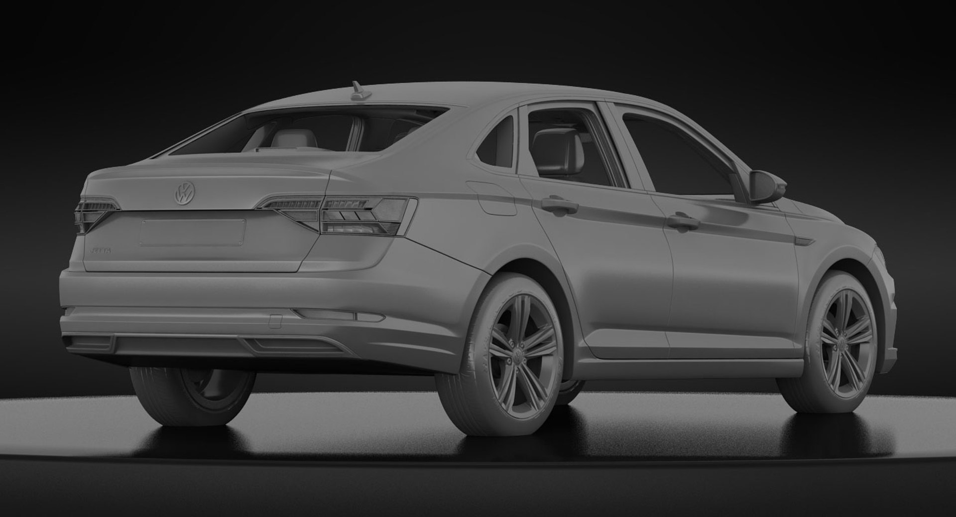 3D model volkswagen jetta r-line - TurboSquid 1350415