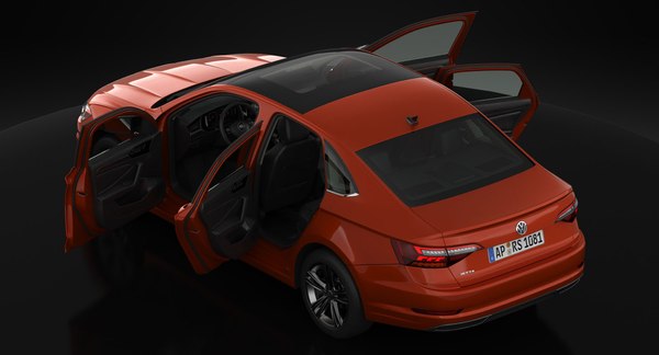 3D model volkswagen jetta r-line - TurboSquid 1350415