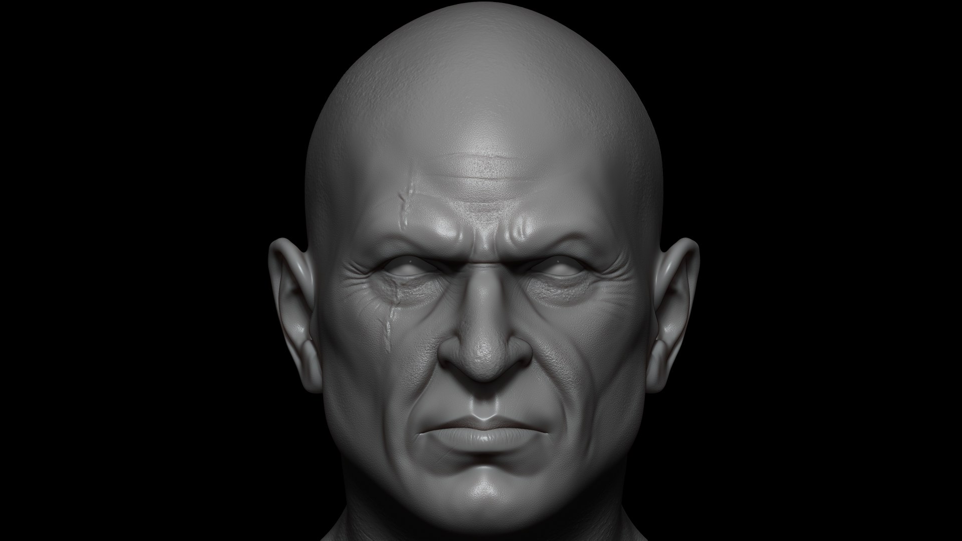 Kratos Head 3D - TurboSquid 2163373