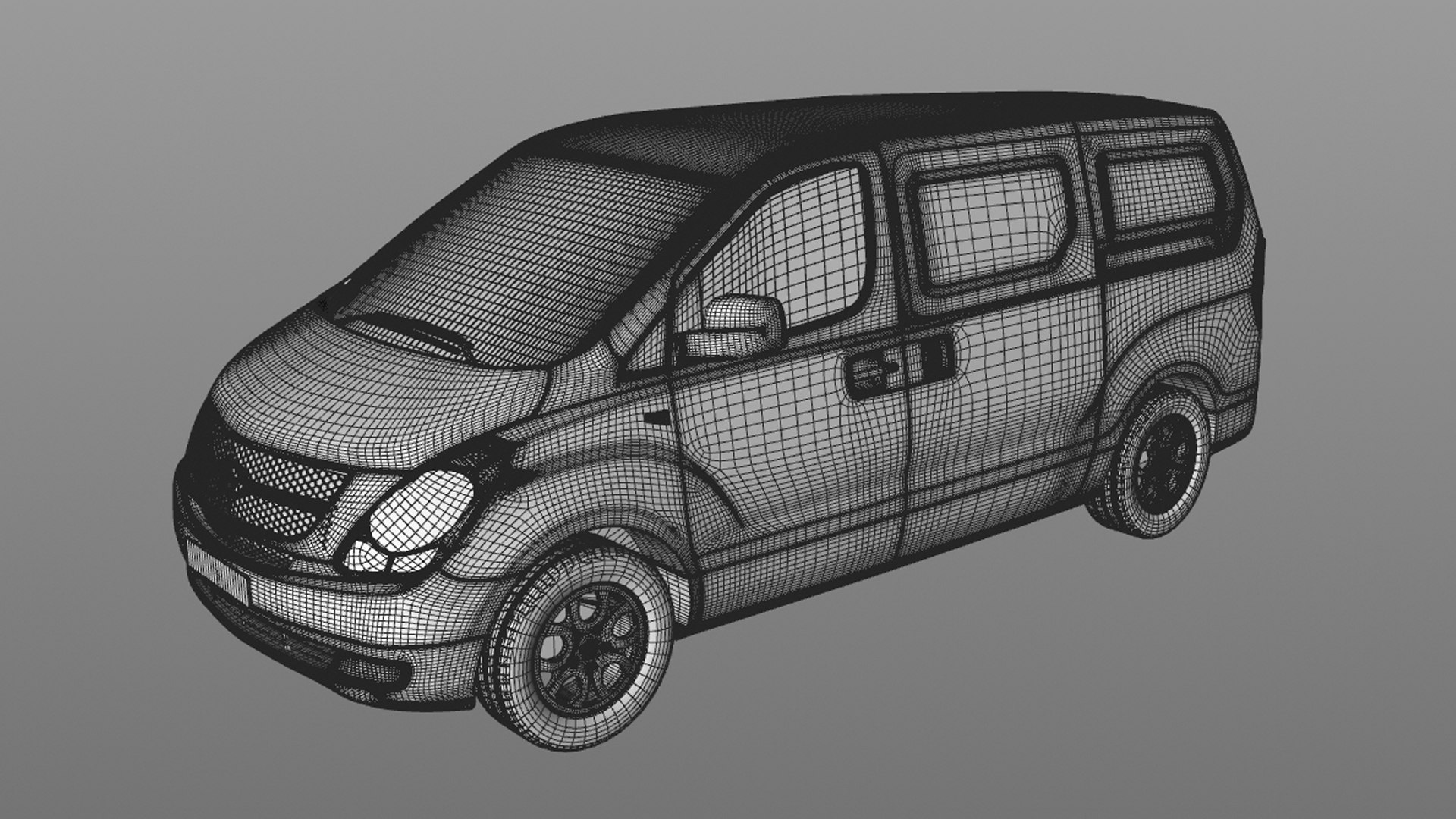 3D Hyundai H1 - TurboSquid 2341133