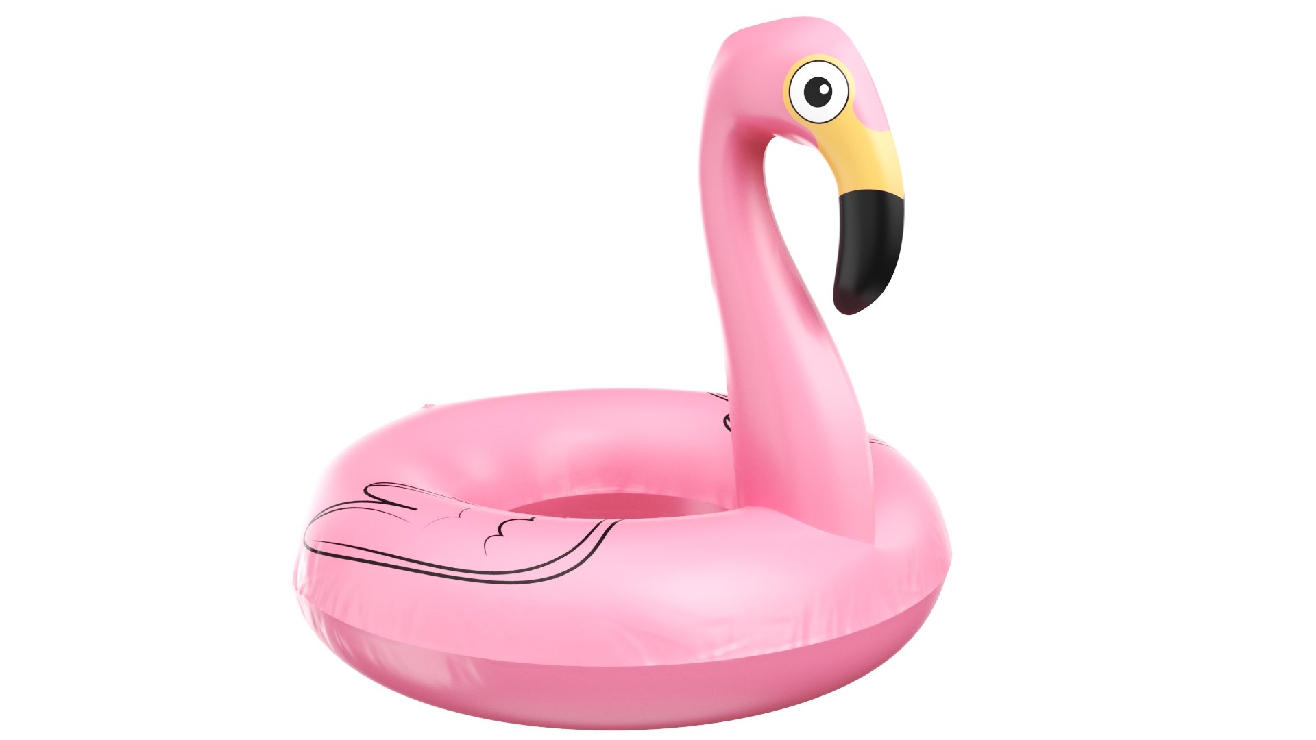 3D Model Flamingo Pool Raft - TurboSquid 1682131