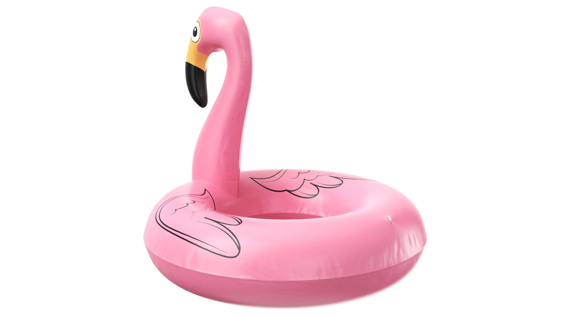 3D Model Flamingo Pool Raft - TurboSquid 1682131