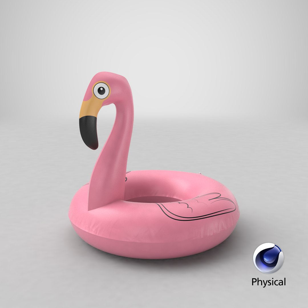 3D Model Flamingo Pool Raft - TurboSquid 1682131