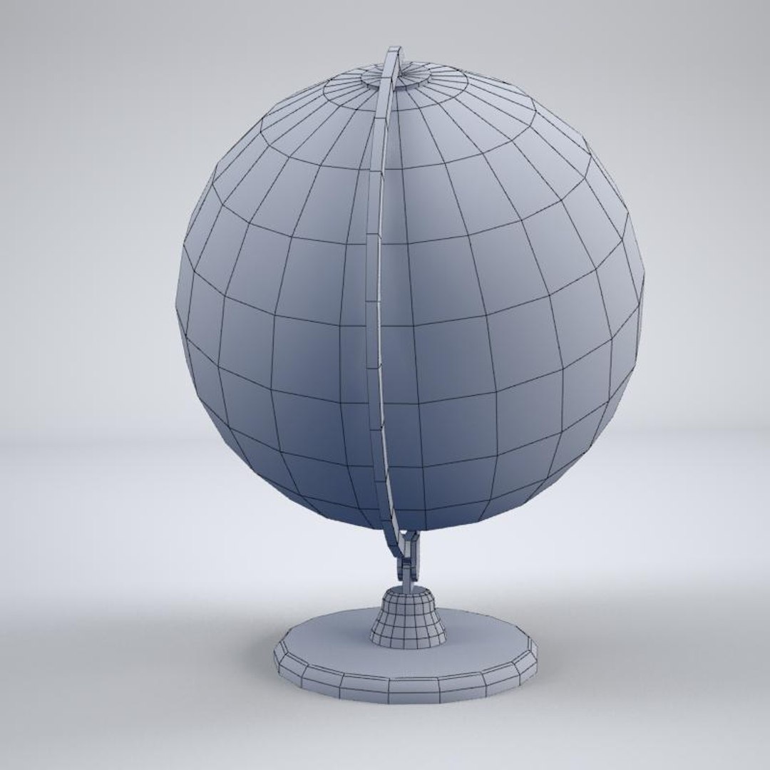 3d Model World Globe