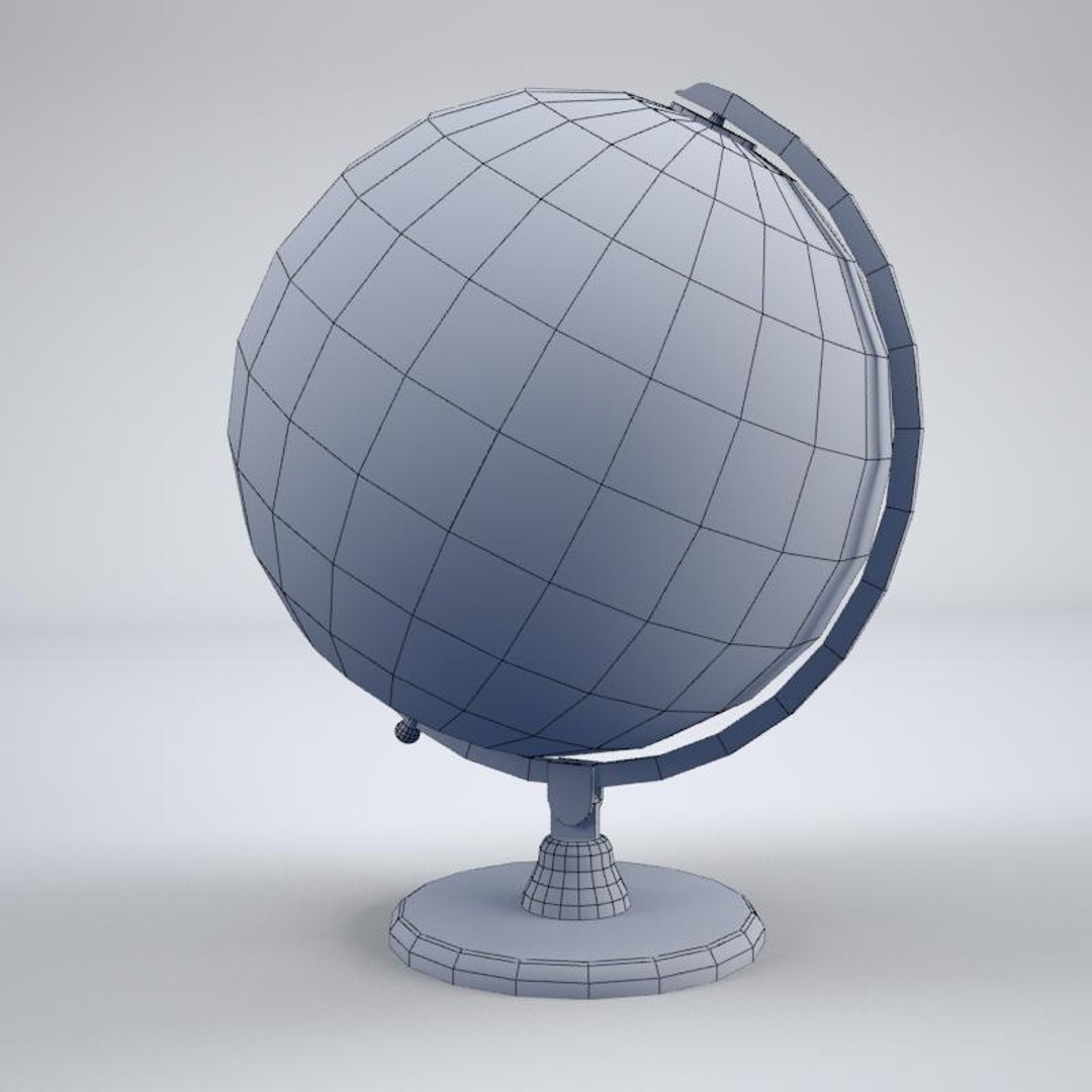 3d Model World Globe