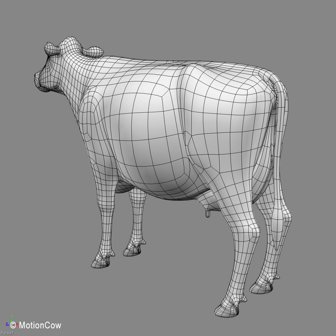 animation cow max